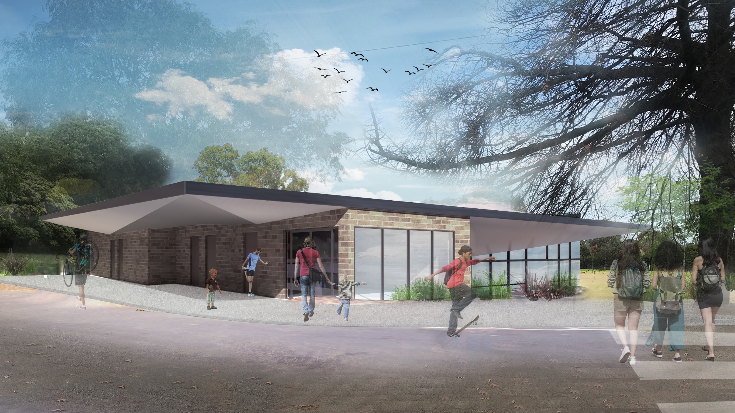 Potential update to design | Highfield Park pavilion redevelopment ...